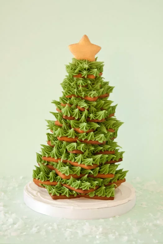 How to Make a Gingerbread Christmas Cookie Tree (Tutorial)
