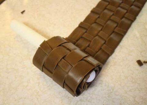 How to Make Fondant Basketweave • Cake Journal