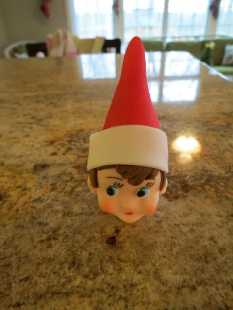How to make an 'Elf on the Shelf' cake topper • Cake Journal