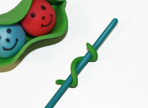 How to make two peas in a pod cake topper • Cake Journal