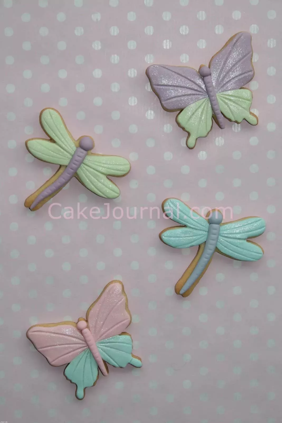 Tea party & insect cookies - Cake Journal