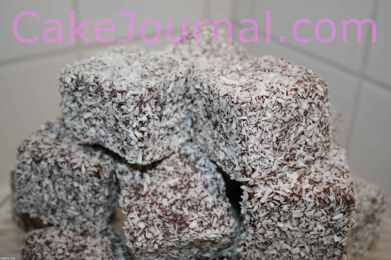 Lamingtons - Cake Journal