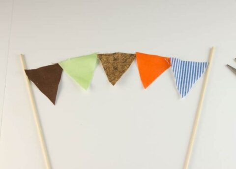 How to Make Bunting for a Cake • Cake Journal