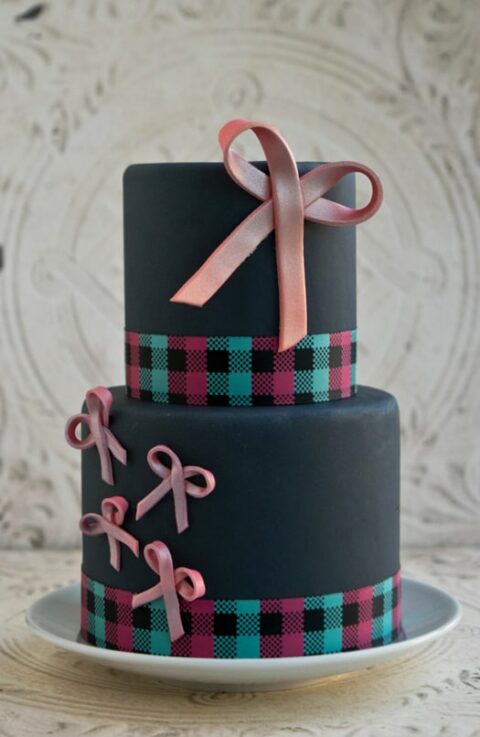 Pink Bow Cake