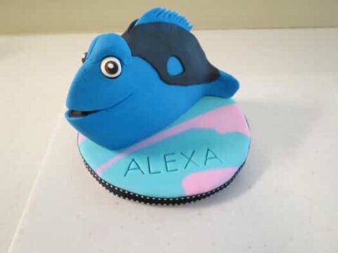 How to Make a Finding Dory Cake Topper • Cake Journal
