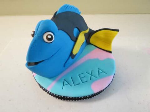 How to Make a Finding Dory Cake Topper • Cake Journal